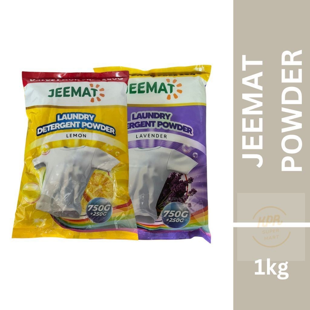 JEEMAT Laundry Detergent Powder Lavender / Lemon (1kg) | Shopee Malaysia