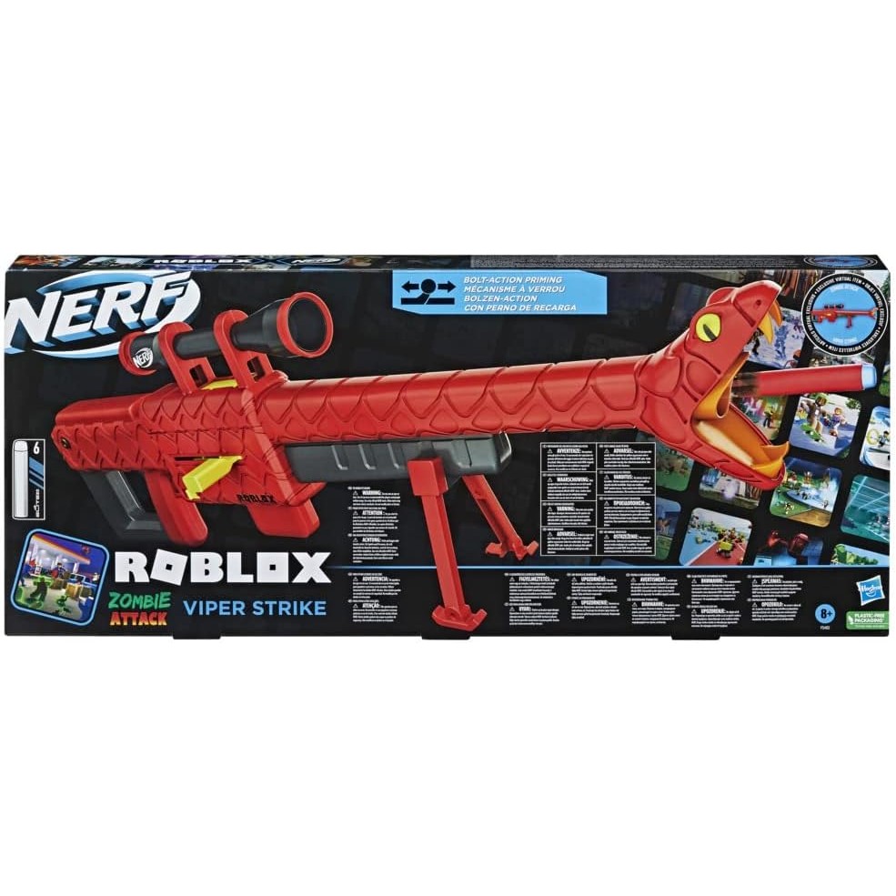 Nerf Roblox Zombie Attack Viper Strike Roleplay Blaster | Shopee Malaysia