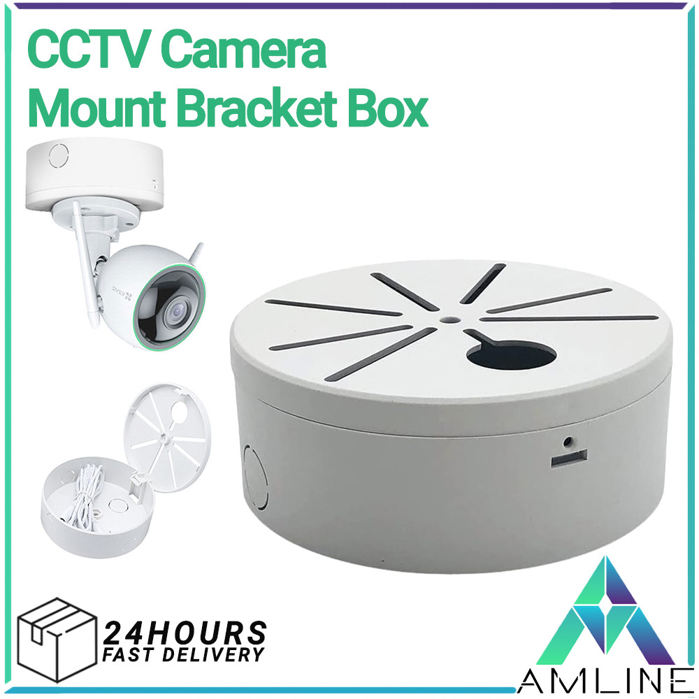 CCTV Camera Round Junction Outlet Base Box Ceiling Mount Stand ...