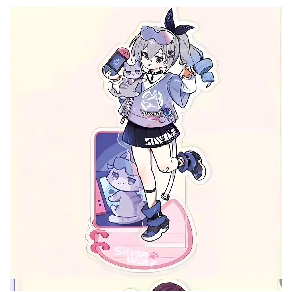 Honkai Star Rail Acrylic standee 10cm Seele Kafka Jing Yuan Silver Wolf ...