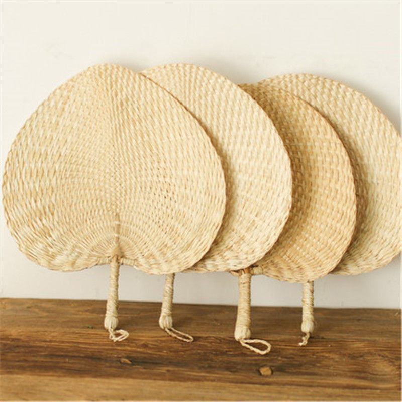 Fan Big Fan Palm Leaf Barbecue Fan Old Man Old-fashioned Fan | Shopee ...