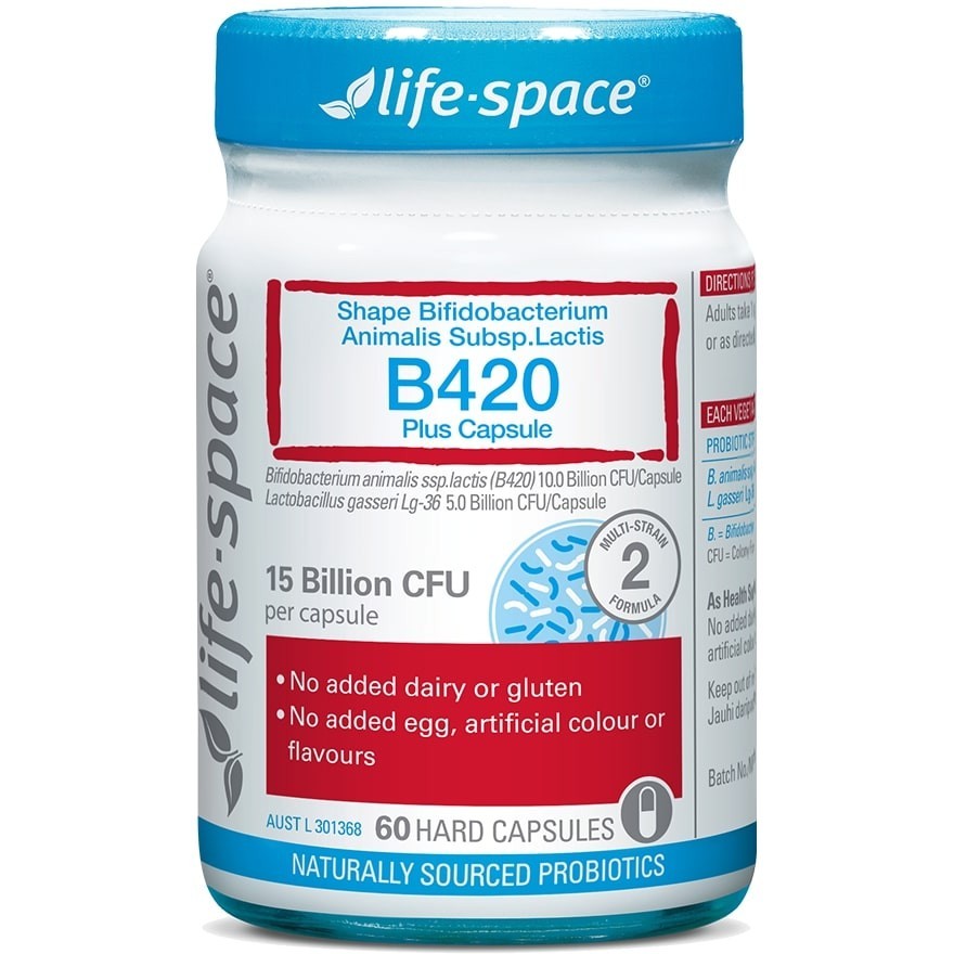 LIFE SPACE Shape B420 Probiotic 60 capsules | Shopee Malaysia
