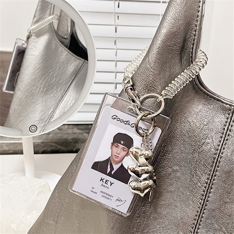 Acrylic Transparent Card Case Student Bus Card Meal Card Protection ...