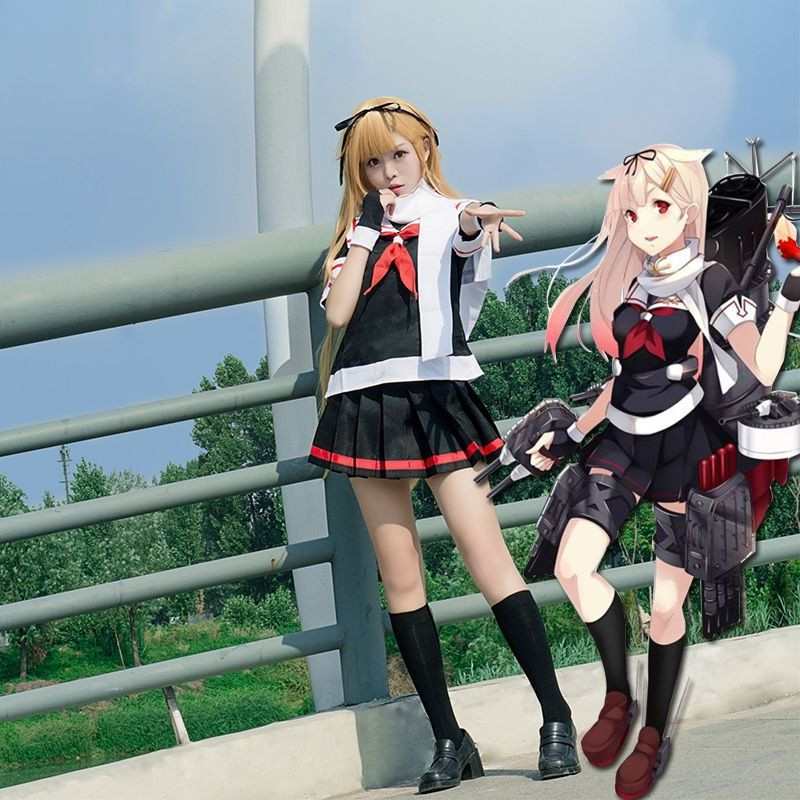 Kantai Collection yuudachi cosplay Xili Kaiji Costume Anime cosplay ...