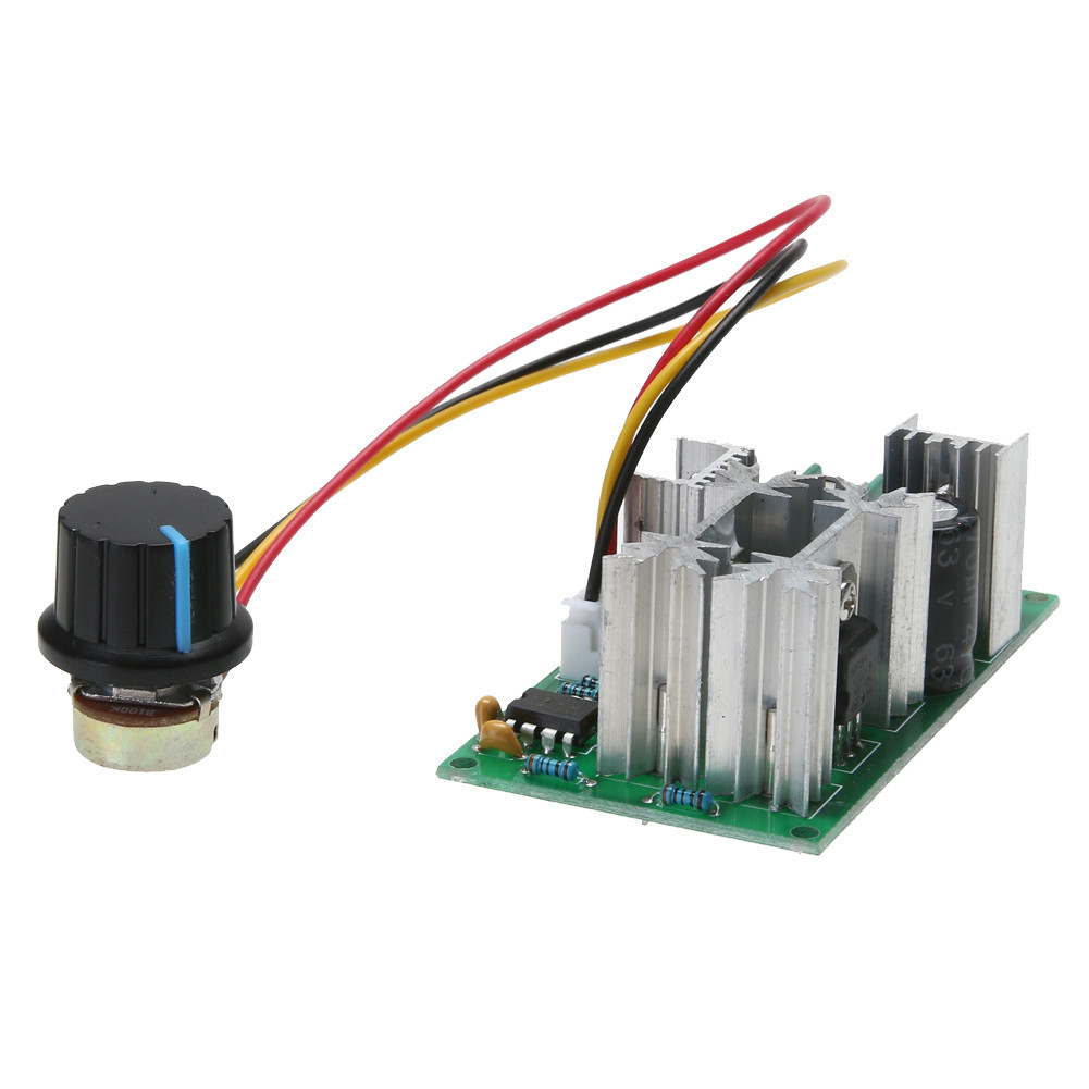 12V/24V/36V/48V/60V 1200W 20A DC Motor Speed Controller Adjustable ...
