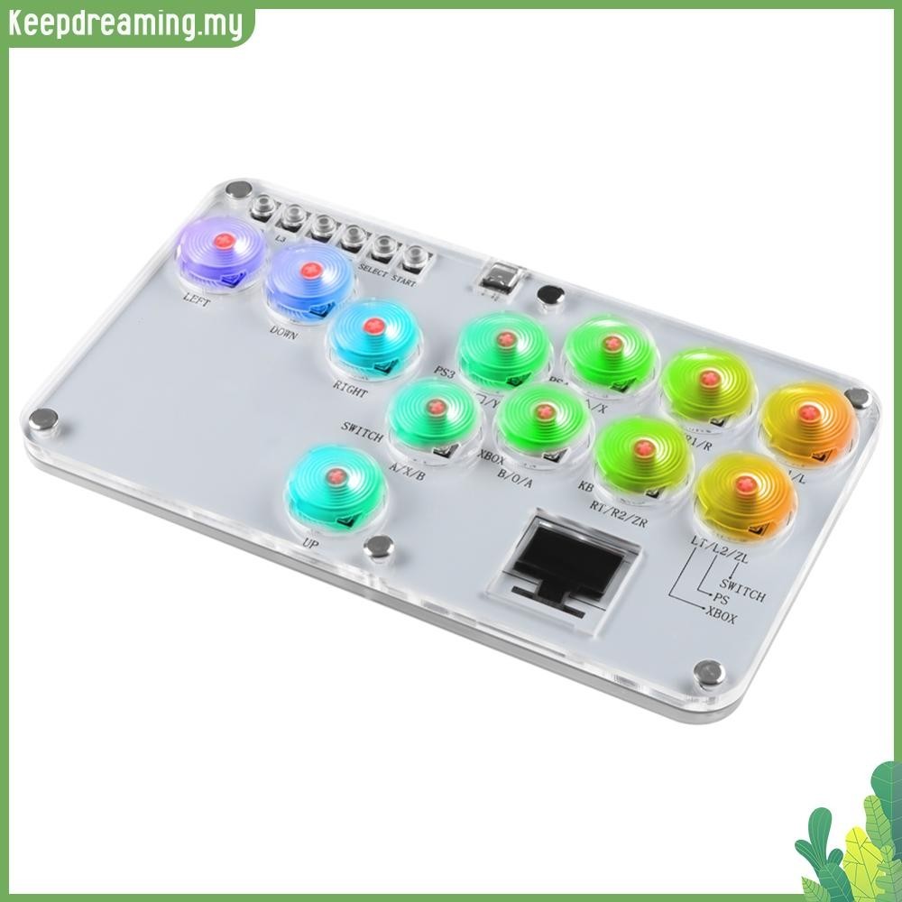 keepdreaming Joystick Arcade Hitbox Controller Button Rim leverless ...
