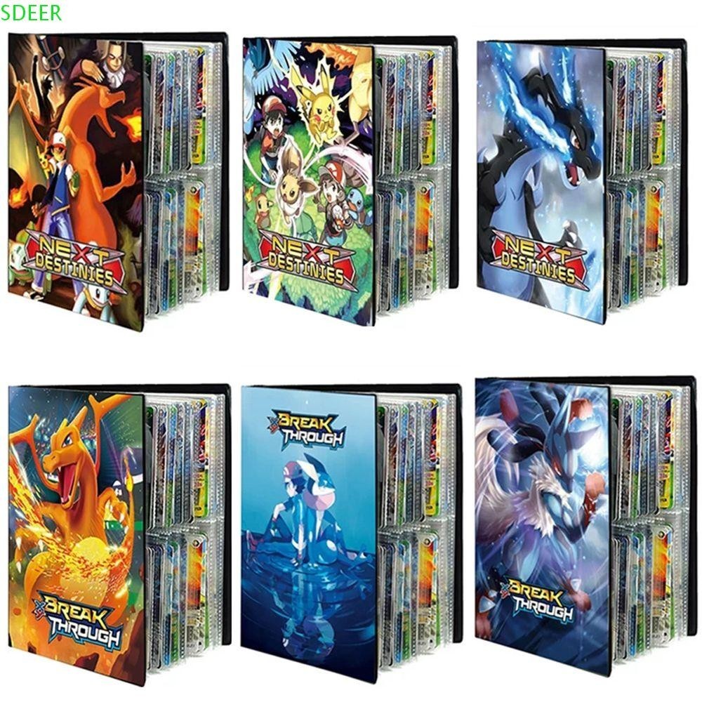 SDEER Pokemon Cards Album Cartoon Pokemons Toys Photo Album VMAX GX EX ...