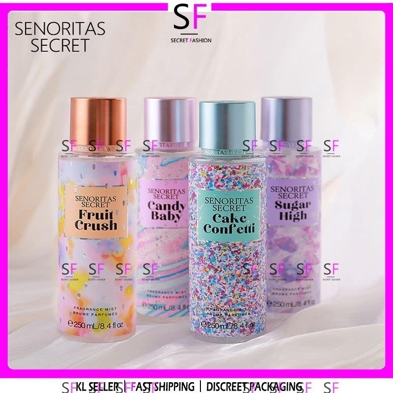 Senorita Secret Perfume Sweet Candy Series 250ML Cake Confetti Candy ...