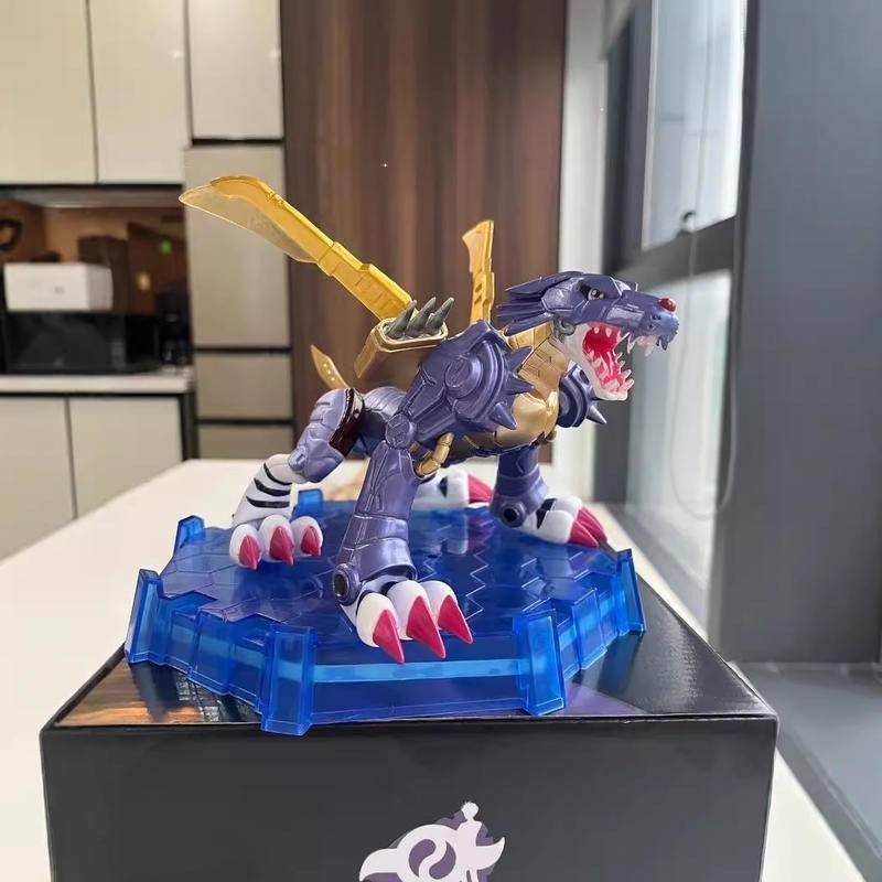 Digimon adventure Metal Garurumon wargreymon action figure | Shopee ...