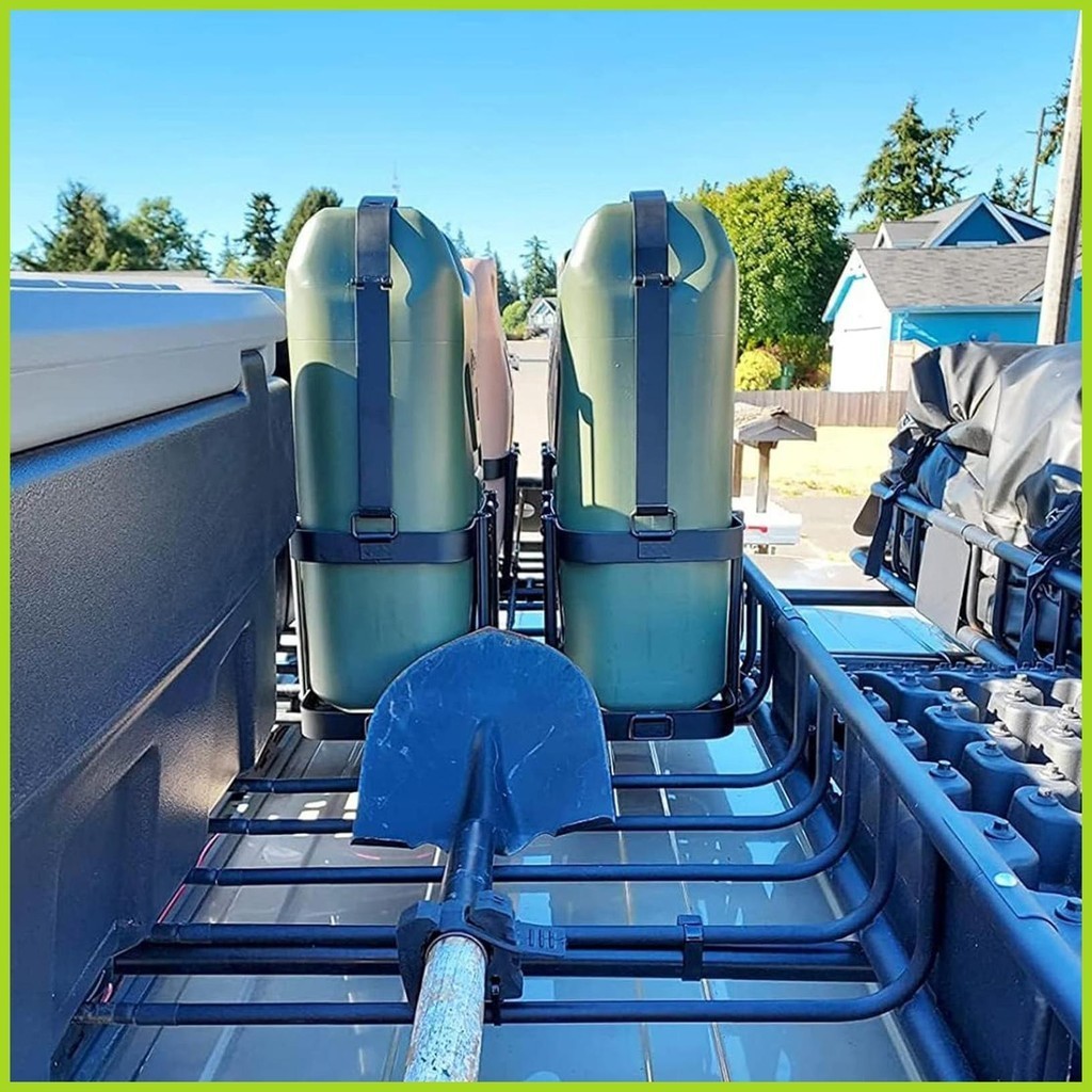 Car Water Tank Rack 5 Gallon Water Can Holder Lockable Water Bucket ...