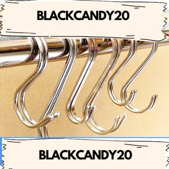 stainless steel S hook flat S hook sausage bacon dried fish drying hook ...