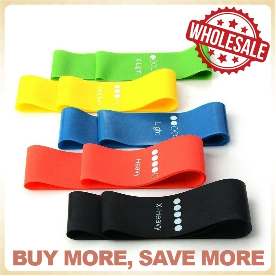 [Ready Stock] Resistance Bands Exercise Loops Elastic Yoga Band Weight ...