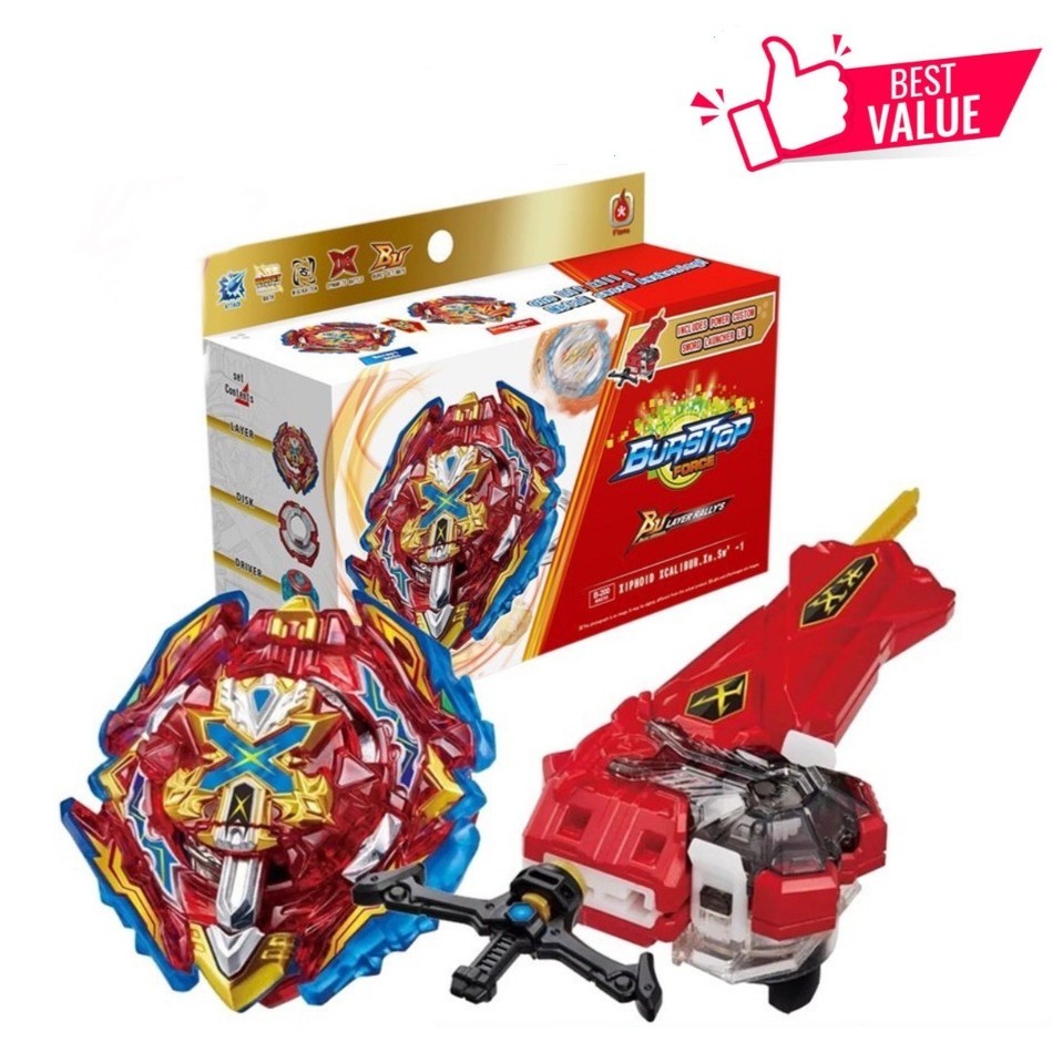 Ready Stock !!! Beyblade Burst BU Starter B-200 Xiphoid Xcalibur ...