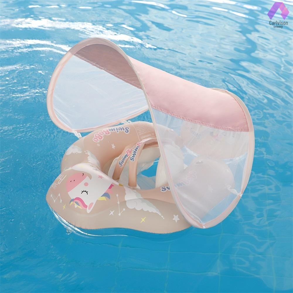 (RT) SwimBoBo Inflatable Baby Swimming Float Baby Swim Float Ring Cute ...