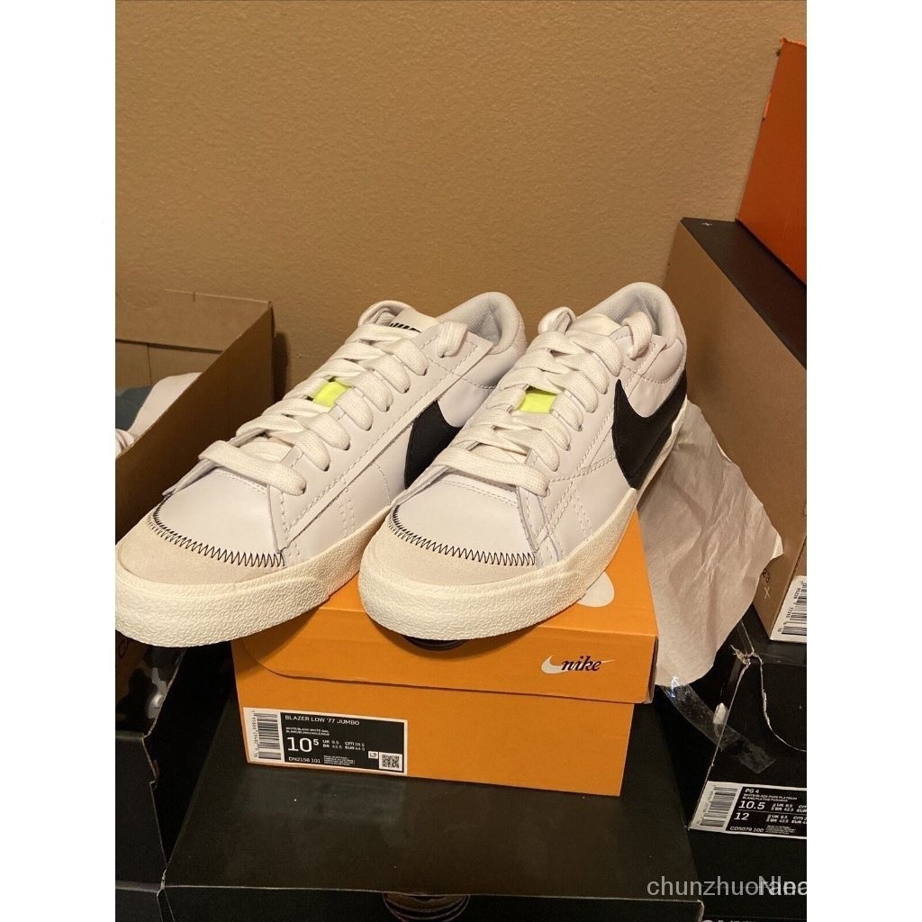 2024 56KN Nike Blazer low '77 jumbo • White Black Sail • brand new ...