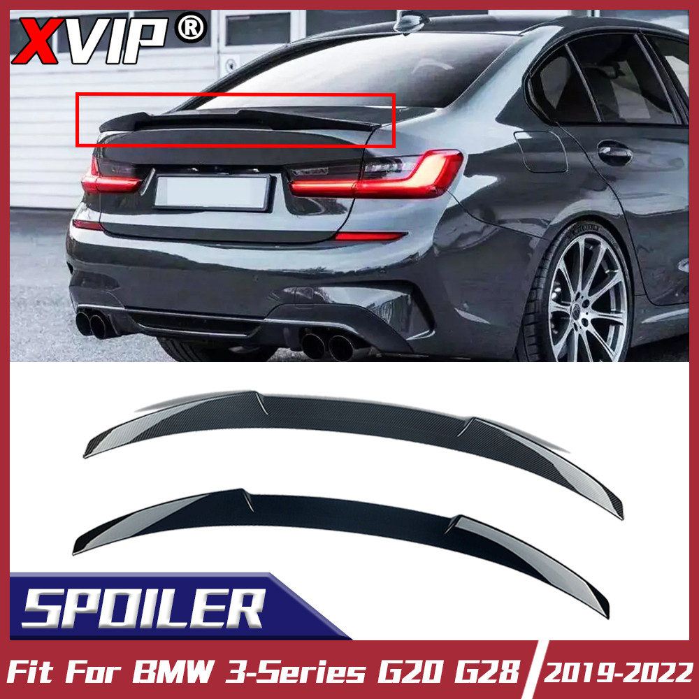 XVIP Sedan Glossy Carbon M4 Style Rear Wing Trunk Lip Spoiler For BMW 3 ...
