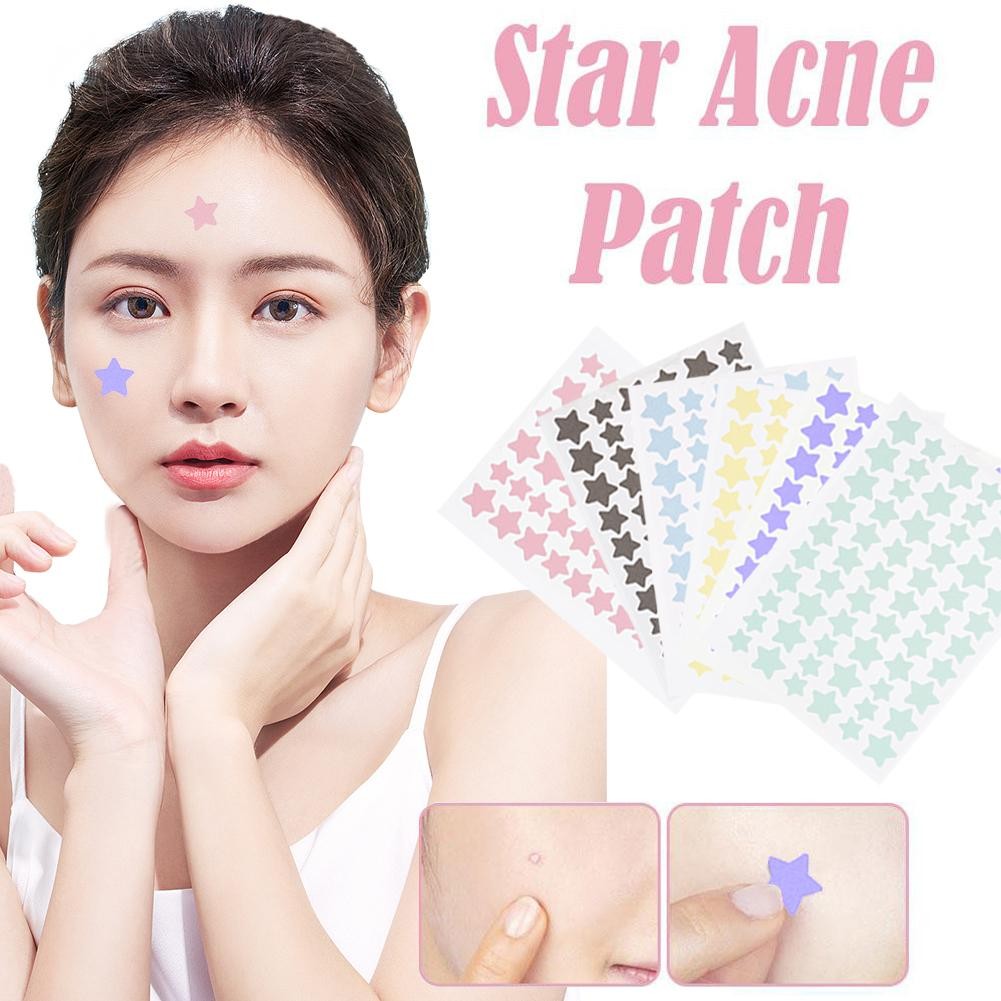 Colored Star Acne Pimple Patches Acne Patches Stickers Face Repair ...