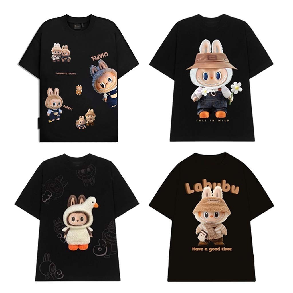 2024 Labubu T-Shirt - Labubu Victory V4 Missed Sleeve T-Shirt, Wide ...