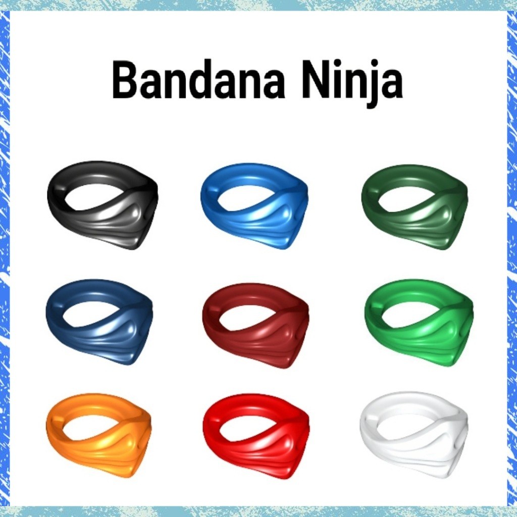 Bandana Ninja (15619) LEGO Minifigure Body Wear | Shopee Malaysia