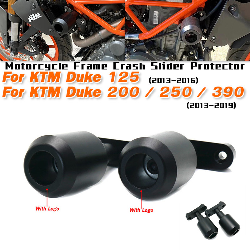 For KTM Duke 125 /200 /250 /390 2013-2019 Motorcycle Frame Crash Slider ...