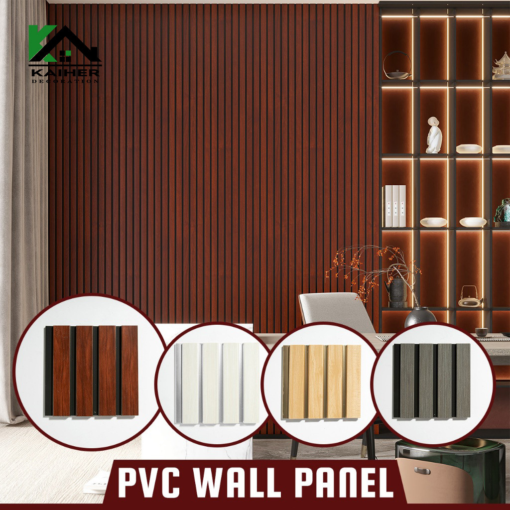KAYU Pvc Wall Panel 290*15cm/ WPC Wooden Board/ PVC Wall Panel/ Wooden ...