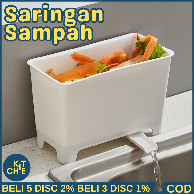 PUTIH Kc | Trash Can, Kitchen Sink Trash Strainer Container, Minimalist ...