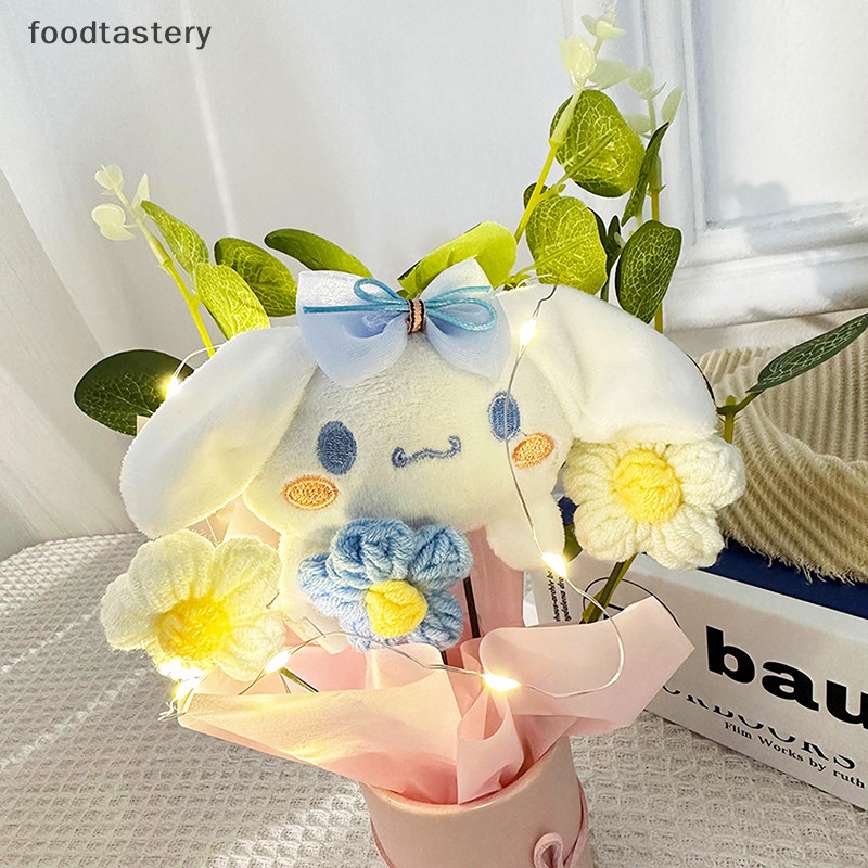 FTY Cartoon Sanrio Plush Doll Kuromi My Melody Hello Kitty Bouquet With ...