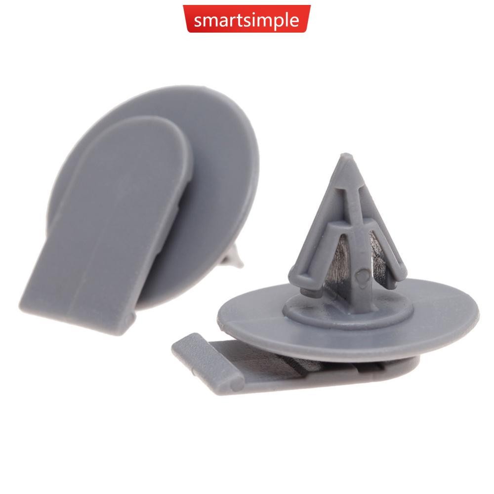 SMARTSIMPLE 20Pcs Car Wheel Arch Trim Clips Retainer Fasteners Grey ...