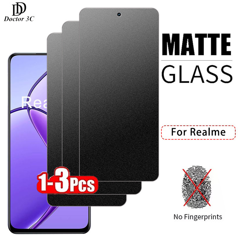 Matte Tempered Glass For Realme 13 13+ 12 12+ 12X 11 11X 10 10S 10T 9 9i 8 8i 7 6 6i 5 5s 5i Q ...