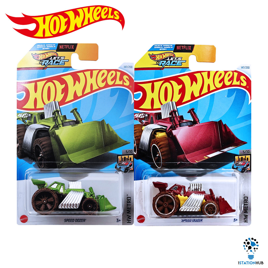 Hot Wheels HW METRO Speed Dozer | Hotwheels Children Bulldozer Car ...