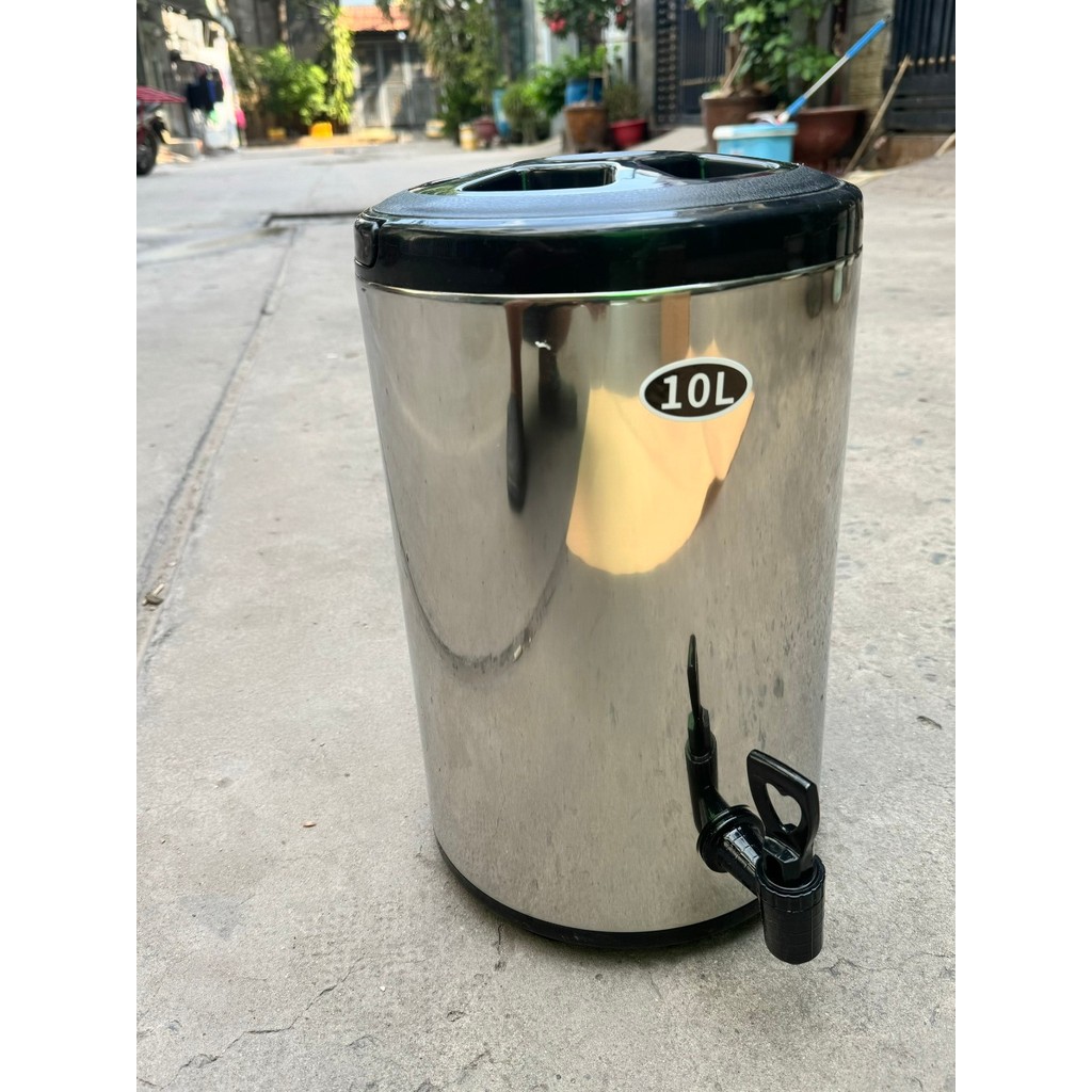 Vu KHAI stainless steel thermos ice bottle with capacity of 6 liters, 8 ...