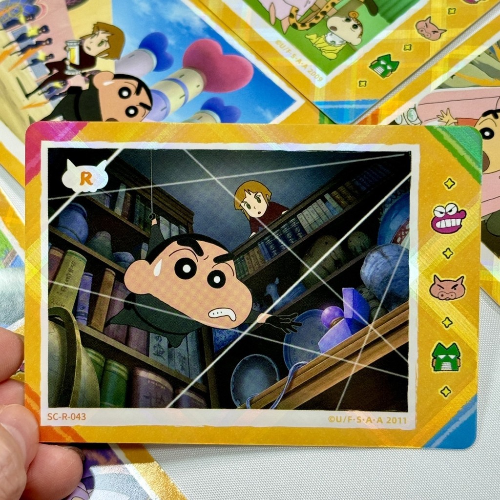Genuine Crayon Shin-Chan R Card Conspicuous Bag Second Card Tour Crayon ...