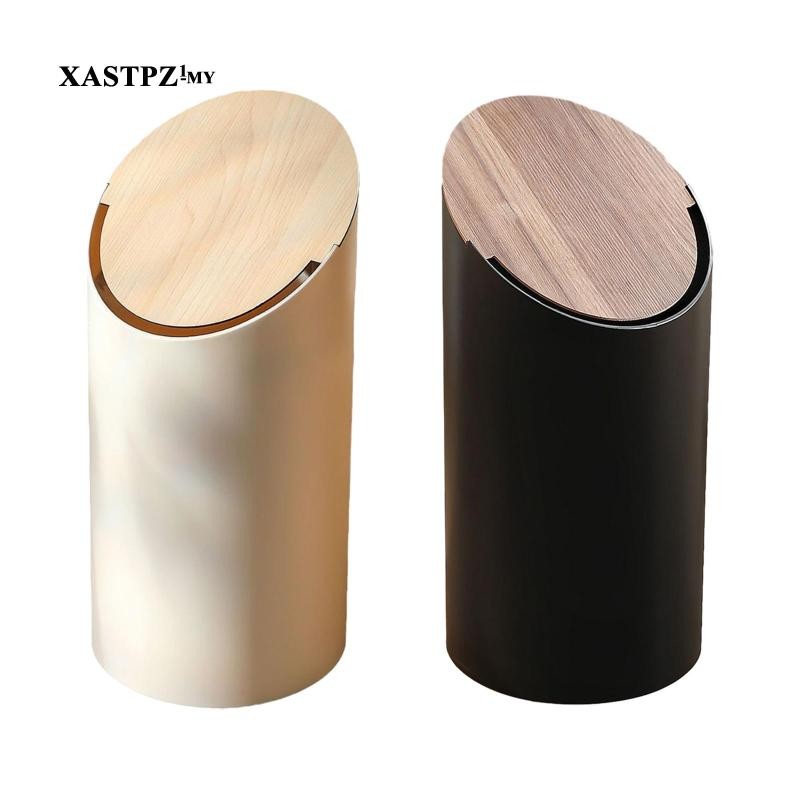 [ 9L Kitchen Trash Bin with Lid, Minimalistic Counter Waste Bin Flip ...