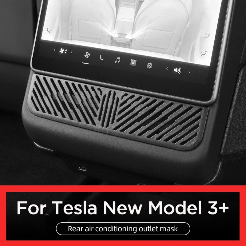 FOR Tesla Model 3 Highland 2024 Rear Air Outlet Mask Rear Air ...