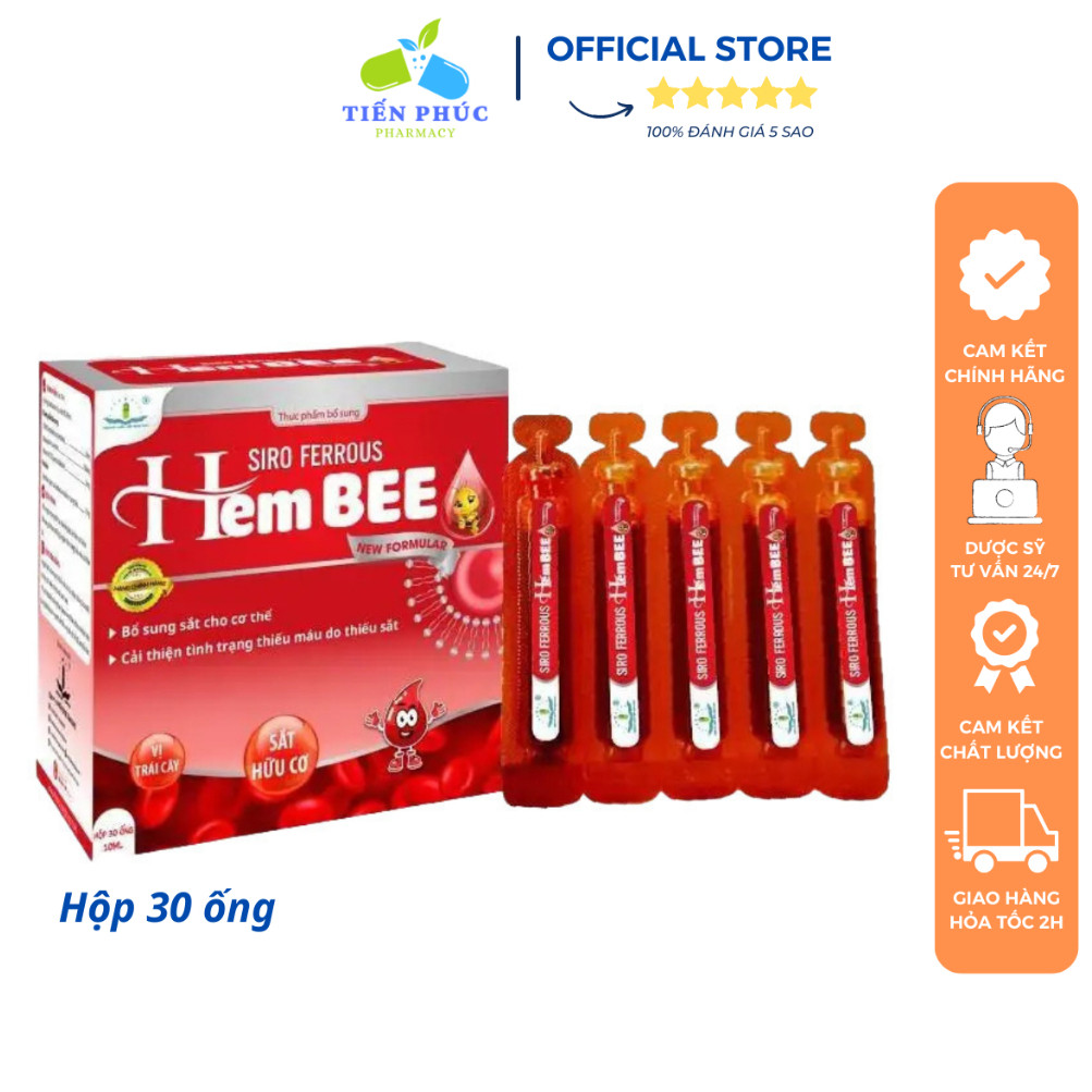 Siro FERROUS HEM BEE IRON WATER - Supports iron supplementation for the ...