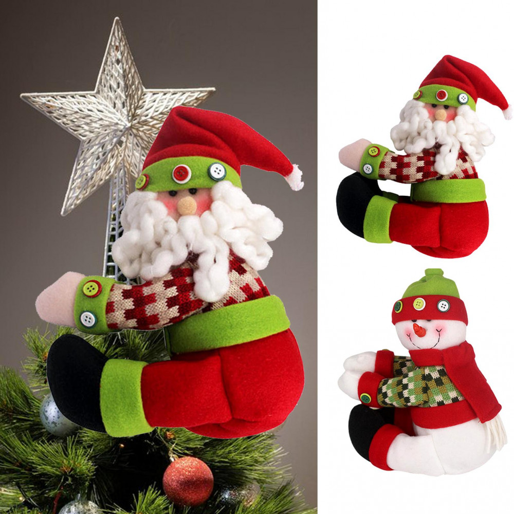YL Christmas Tree Topper Santa Claus,Unique Holiday Xmas Decorations ...