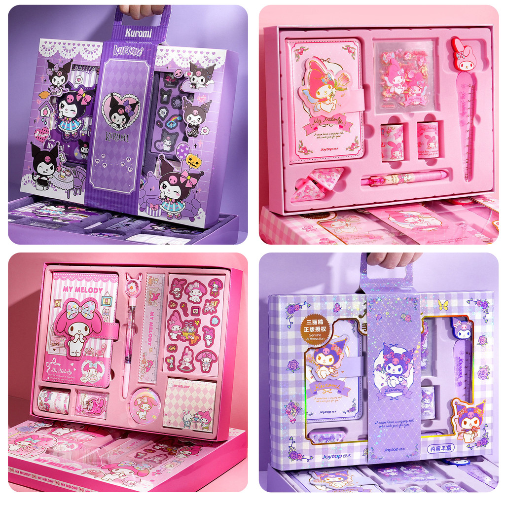 Kuromi Melody Birthday Gift Box Set Student Hadiah Hari Jadi Mainan ...