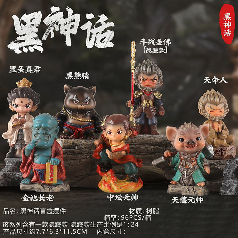 Black Myth Wukong黑神话悟空blind Box Destiny Tianpeng Desktop Ornaments ...