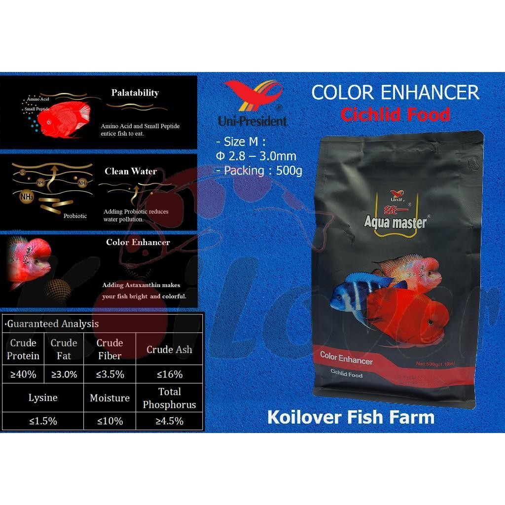 Aquamaster bran for ornamental fish, Arhat fish, Red Parrot fish ...