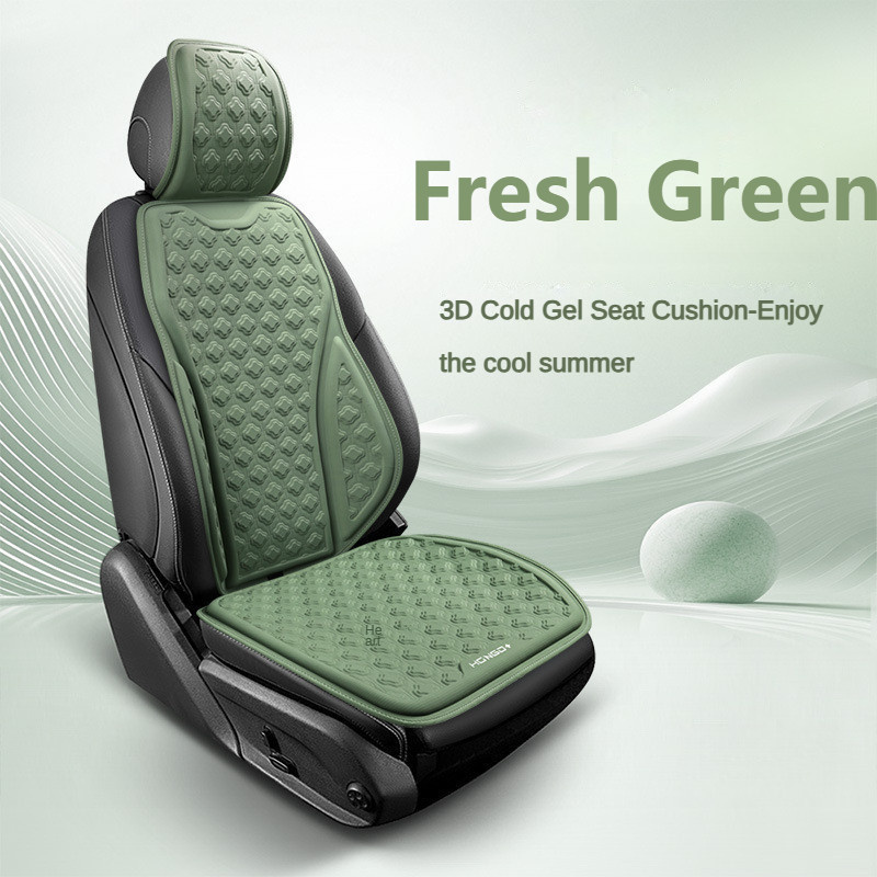 3D Cold Gel Car Seat Cover Hydrogel Honeycomb Cushion Cool Silk ...