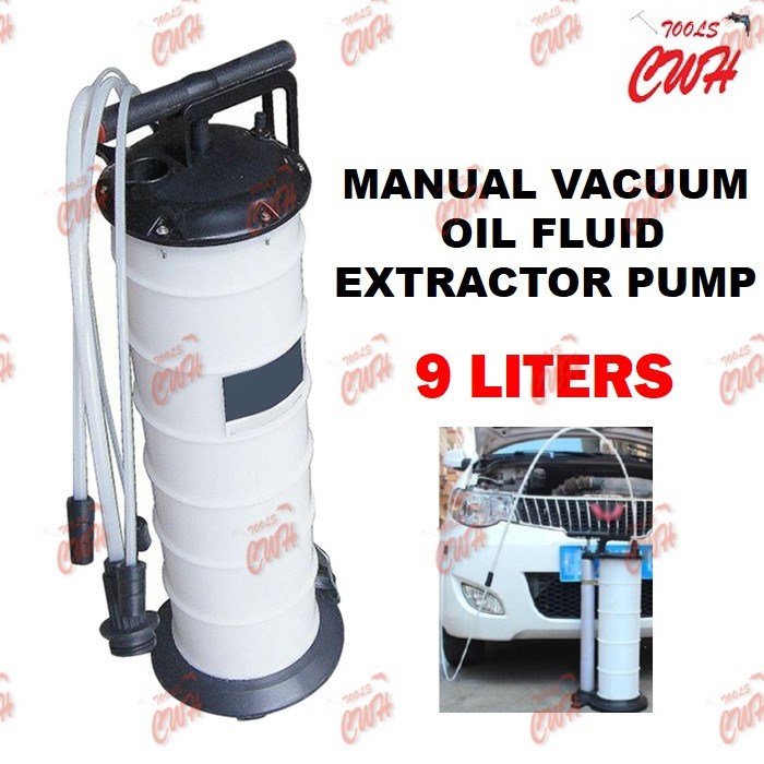 9L MANUAL OIL FLUID EXTRACTOR EXCHANGE TRANSFER PUMP MINYAK ENGINE KERETA SEDUT OIL FUEL ...