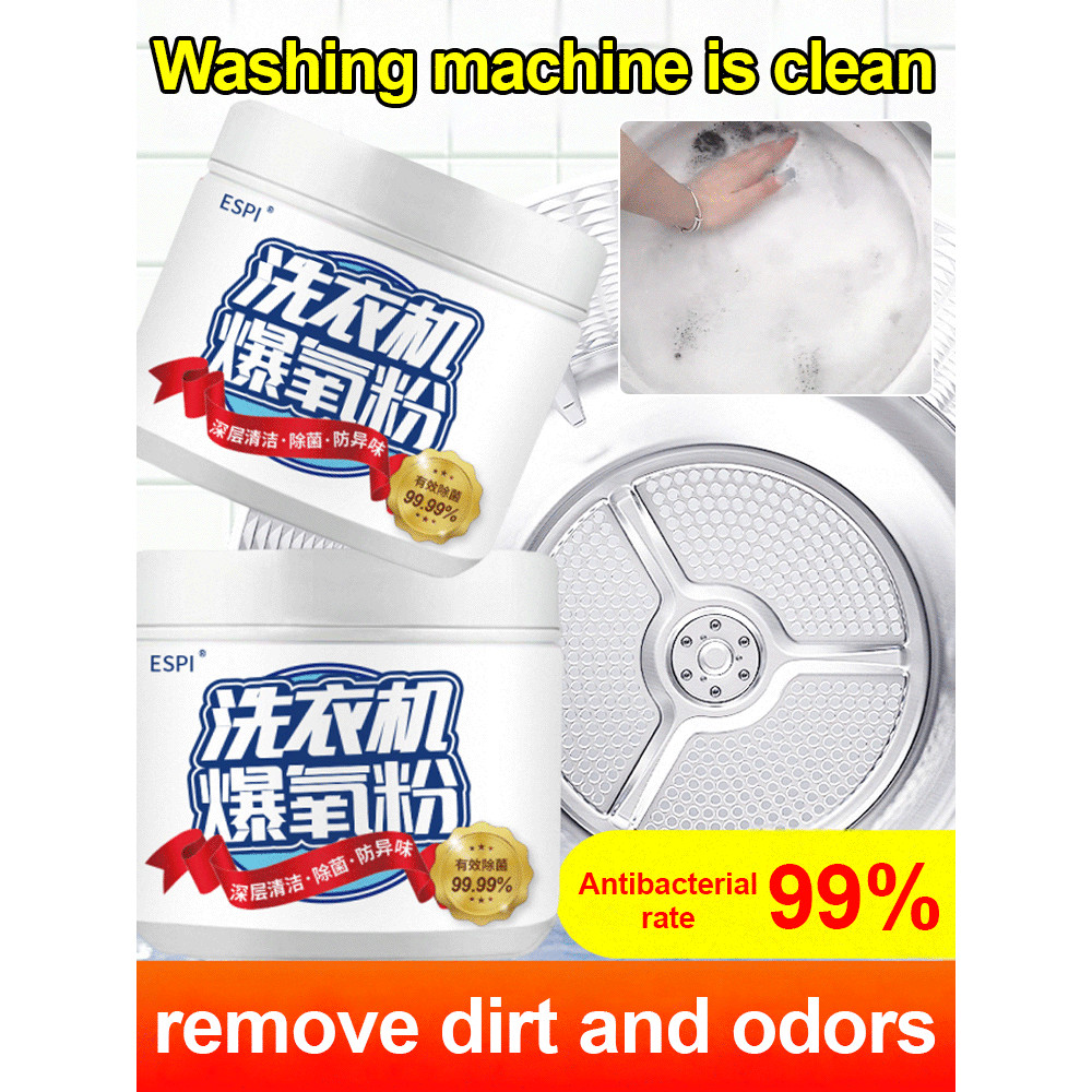 Washing machine tank cleaner oxygen explosion powder decontamination ...