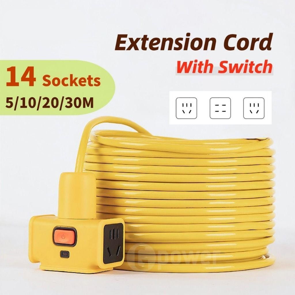 Extension Wire Heavy Duty Extension Wire 20 Meters 1/2/5/10/20/30/40M ...