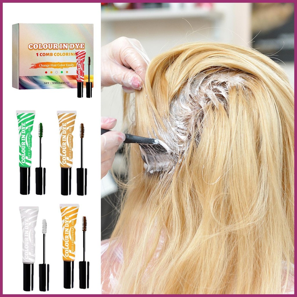 Temporary Safe Skin-Friendly Hair Chalk Temporary Hair Color Multiple ...