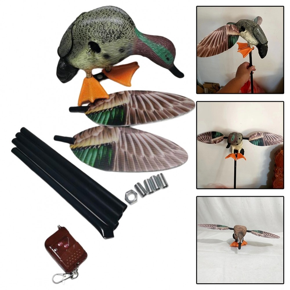 For Hunting Gear Realistic Electric Duck Decoy with Wireless Controller ...