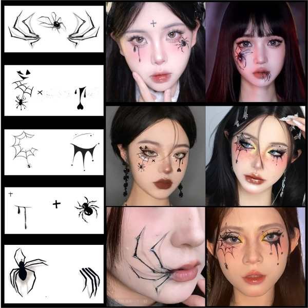 tattoo sticker temporary tattoo fake tattoo Pelekat tatu solek labah ...