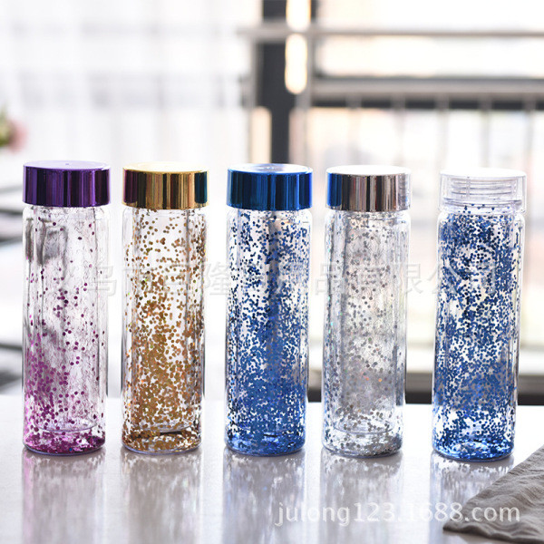 水瓶 botol air viral Kilang borong cawan plastik dua lapisan serbuk ...