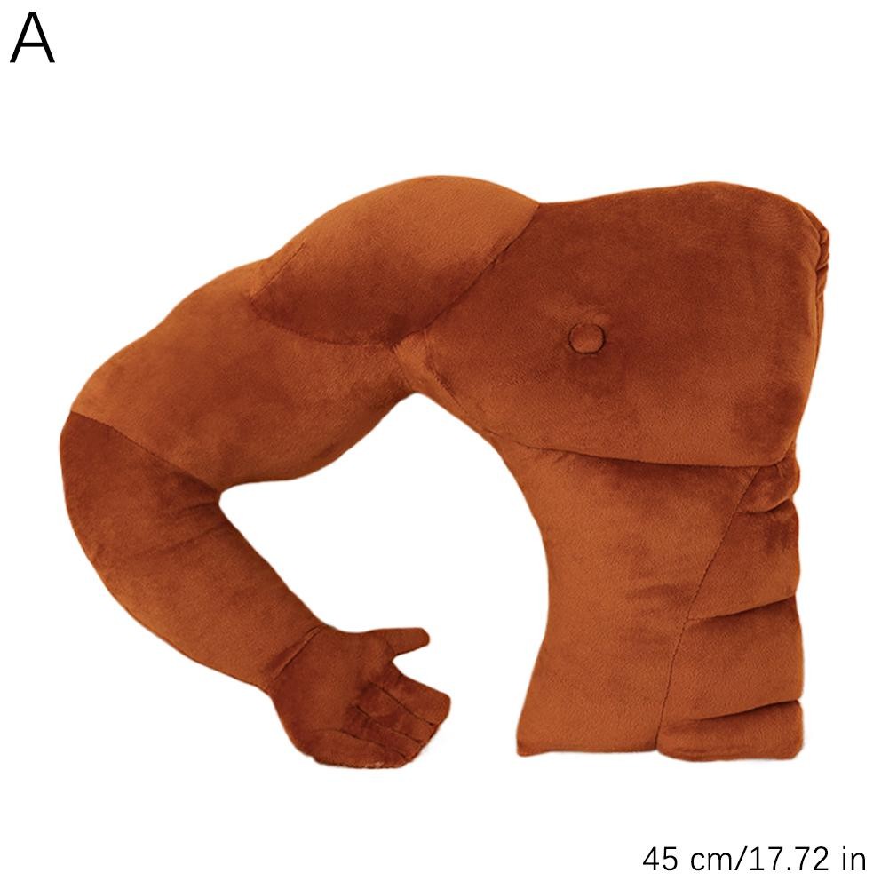 Single Pillow Muscle Man Pillow Plush Toy Creative Arm Cushion Blanket ...