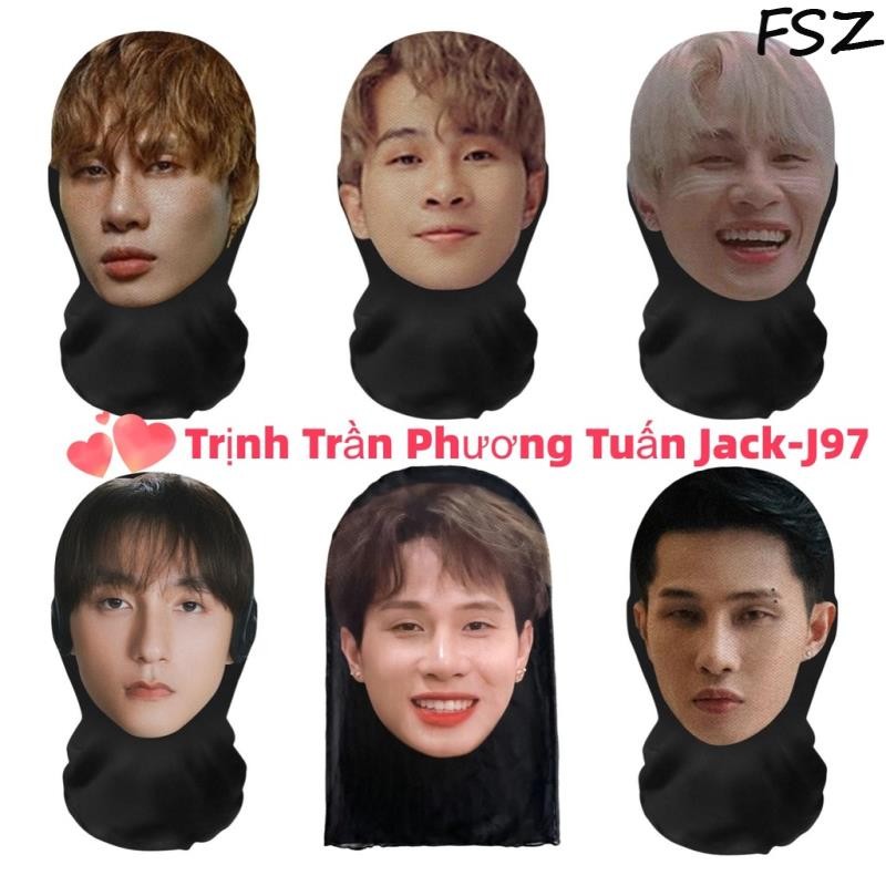 Jack J97 3D Prited Mask Full Face Mask Seamless Design Fits All Faces ...