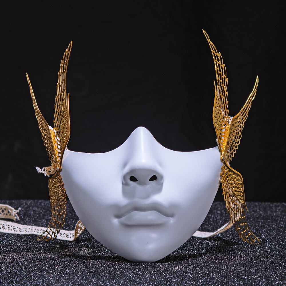 Sg Technology Sense Mechanical Lower Half Face Beauty Mask Cyberpunk ...